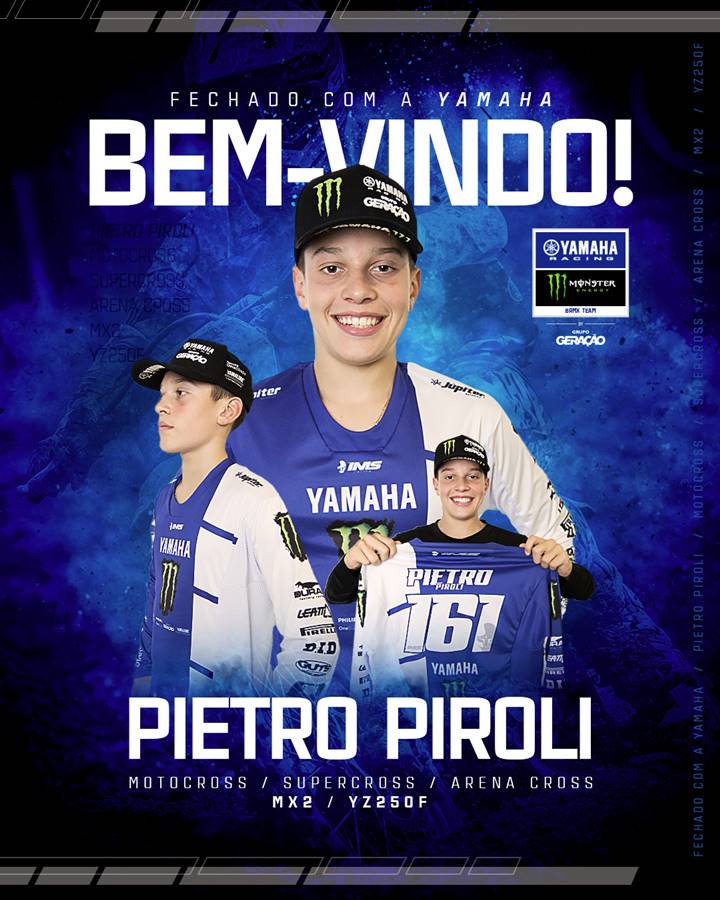 Pietro Piroli é o novo piloto da Yamaha Monster Energy Geração - Amazon ...